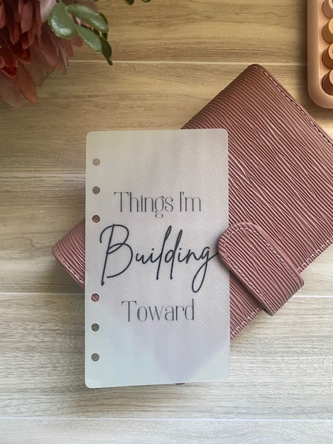 Things I'm Building Toward Dashboard – Bloom Budget Shop